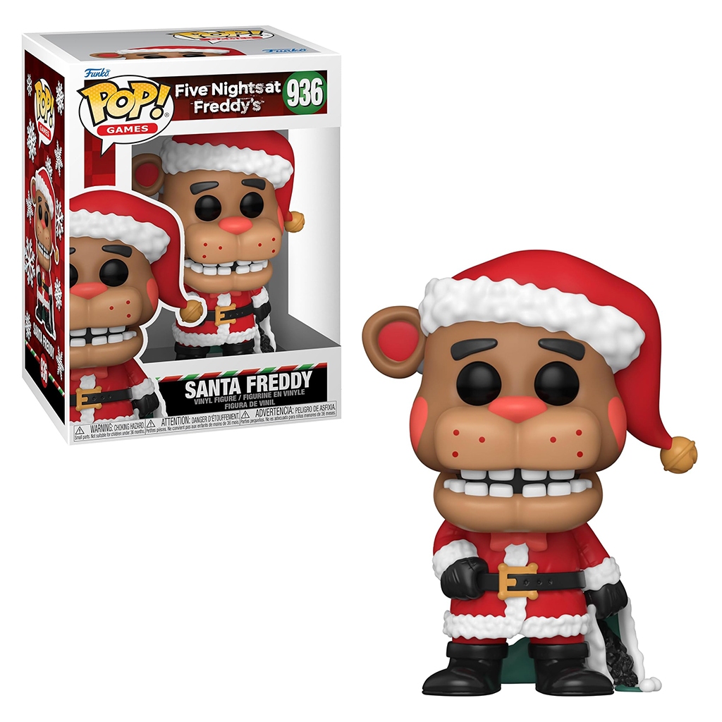 FUNKO POP GAMES FIVE NIGHTS AT FREDDY'S HOLIDAY - SANTA FREDDY 936 NOVO ...