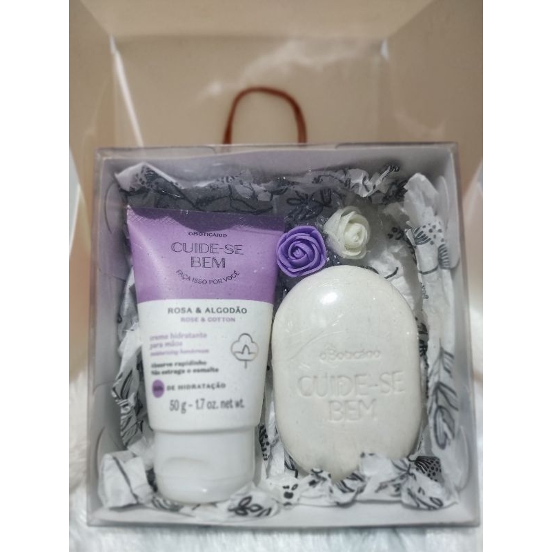 Kit o Boticário Cuidado com as mãos | Shopee Brasil
