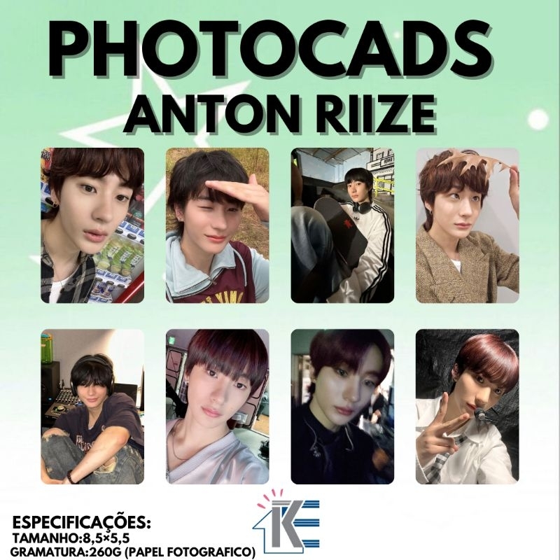 Kit Photocards Anton Riize Kpop | Shopee Brasil
