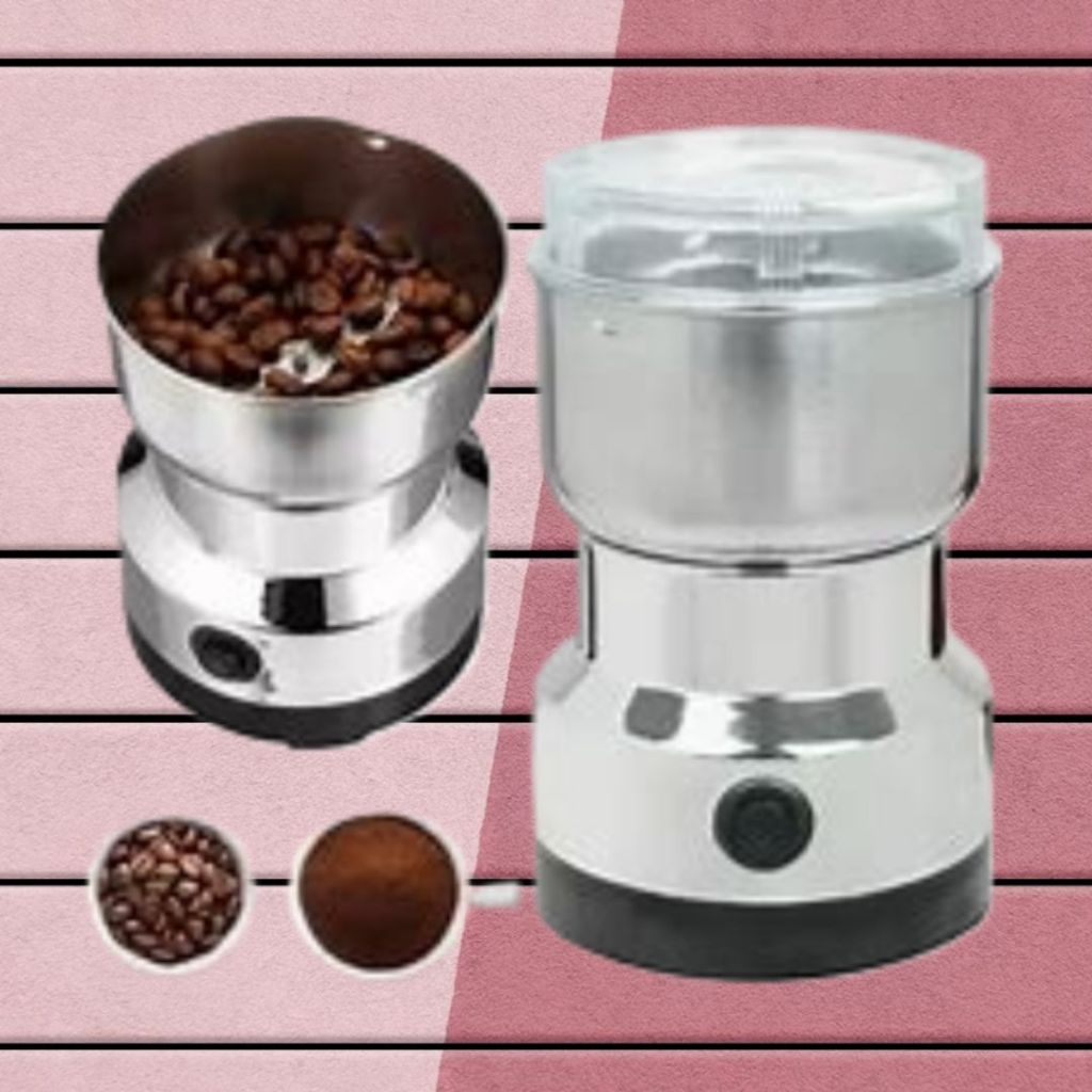 Mini Moedor e Triturador De Café Grãos Sementes Aço Inoxidável Portátil ...