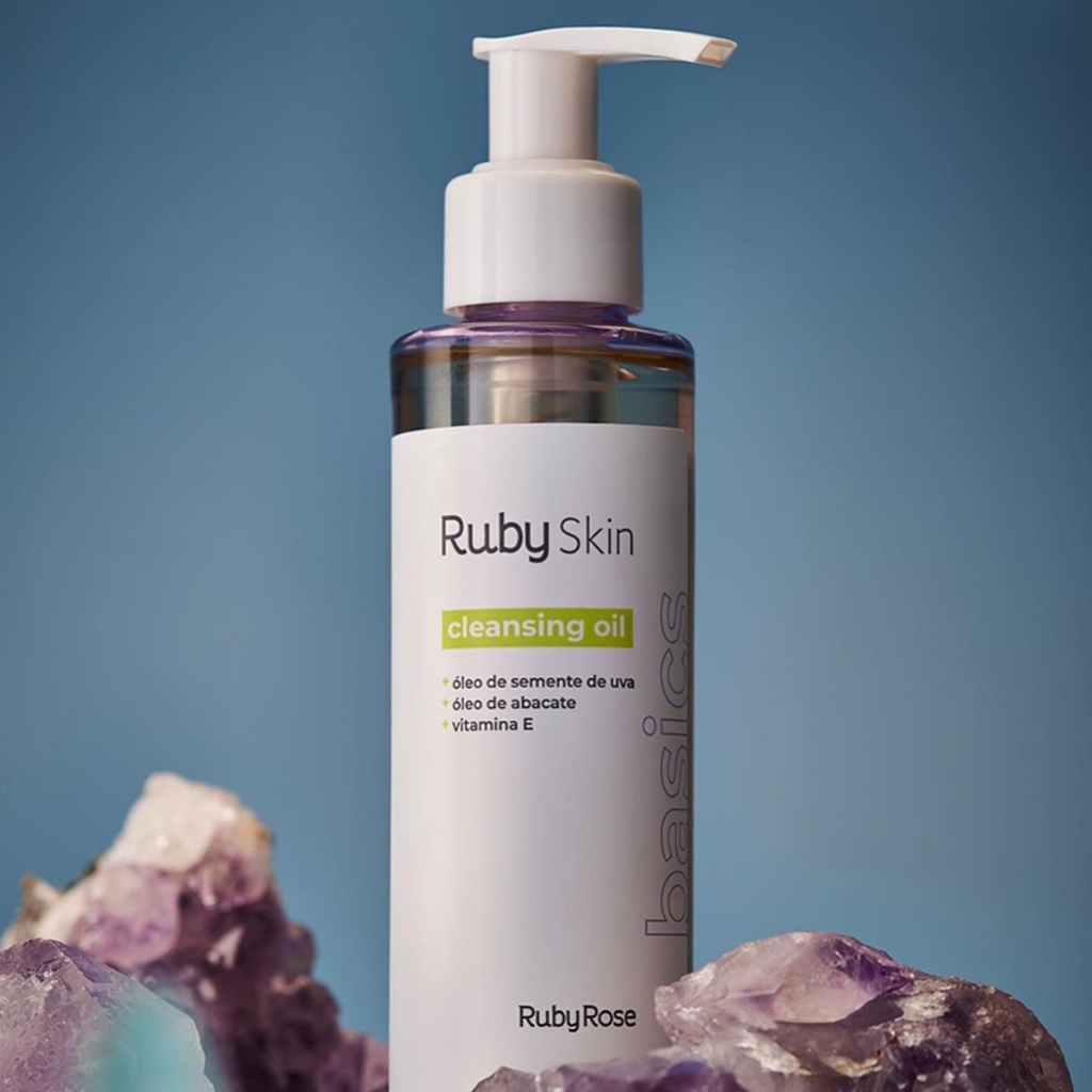 Óleo Facial de Semente de Uva + Oleo de Abacate com Vitamina E Cleansing Oil Ruby Skin By Ruby ...
