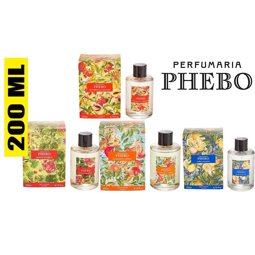 Colônia Phebo 200ml várias fragrâncias - Granado | Shopee Brasil