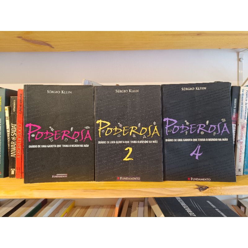 Livros Poderosa vol 1, 2 e 4- Sérgio Klein | Shopee Brasil