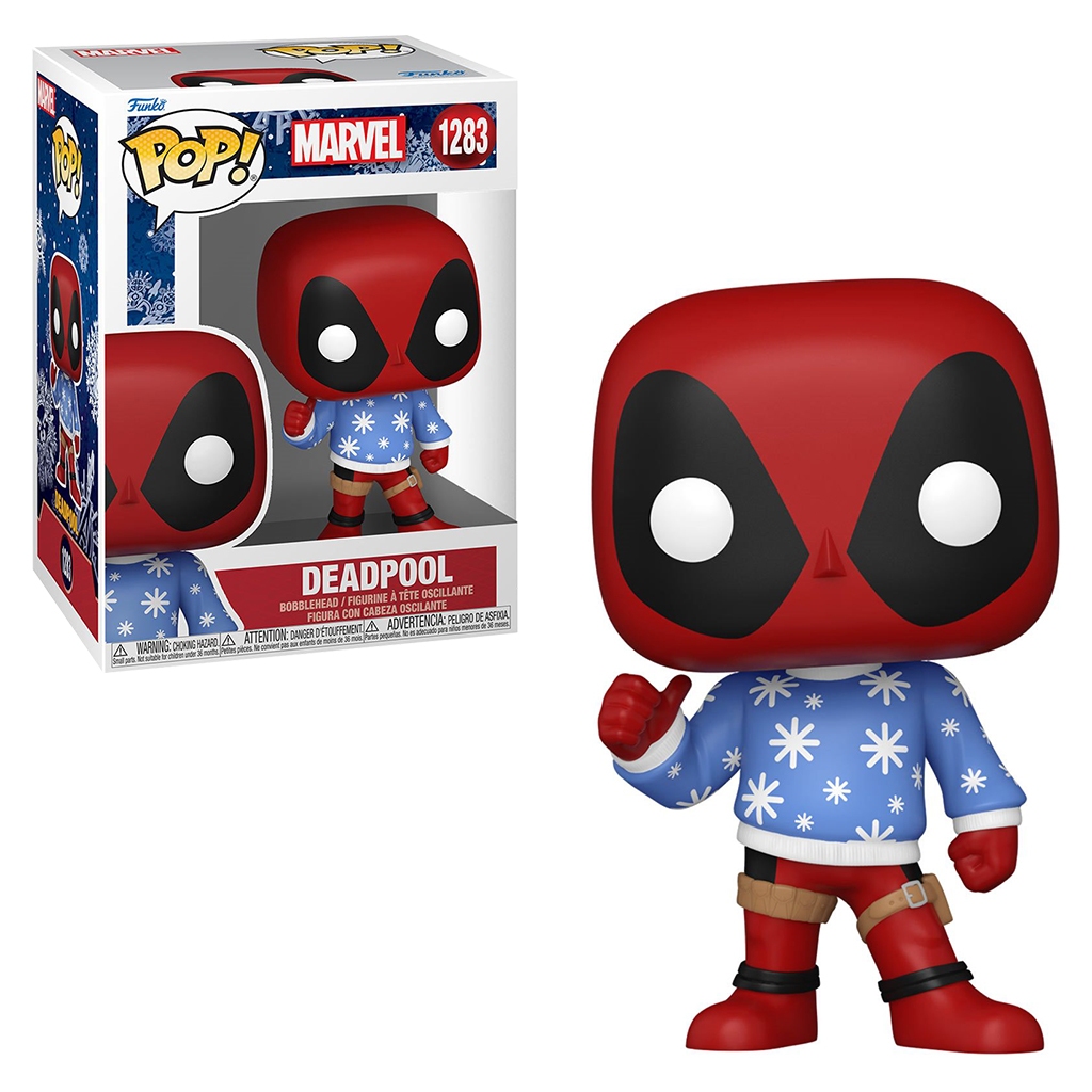 FUNKO POP MARVEL HOLIDAY - DEADPOOL (SWEETER) 1283 NOVO ORIGINAL ...