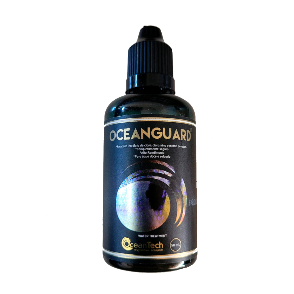 Anti Cloro Condicionador Agua Aquário Lago Ocean Guard 50ml | Shopee Brasil