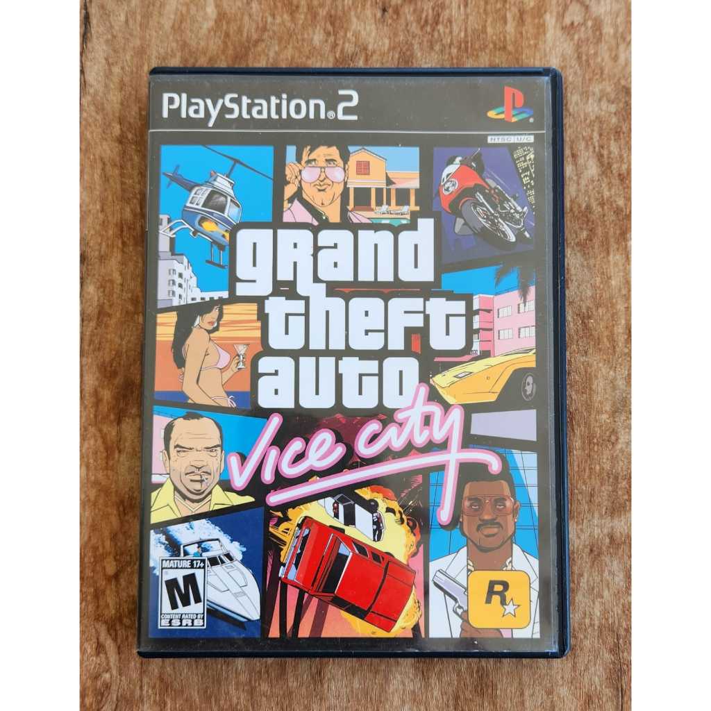 Grand Theft Auto Vice City (mídia Física Original) - Ps2 - Melhora o Preço