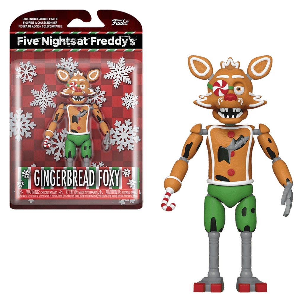 FUNKO ACTION FIVE NIGHTS AT FREDDY'S - GINGERBREAD FOXY (72483) NOVO ...