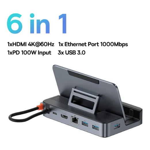Base Dock Station Suporte 7 Em 1 Para Steam Deck - Baseus | Shopee Brasil