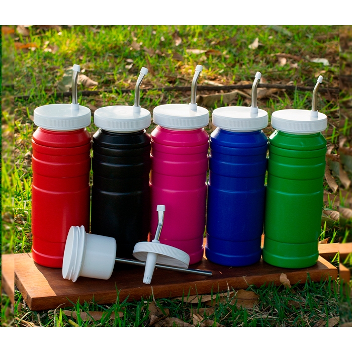 Garrafa Termica Cuia Terere Matte Gelado Com Bomba 500ml | Shopee Brasil