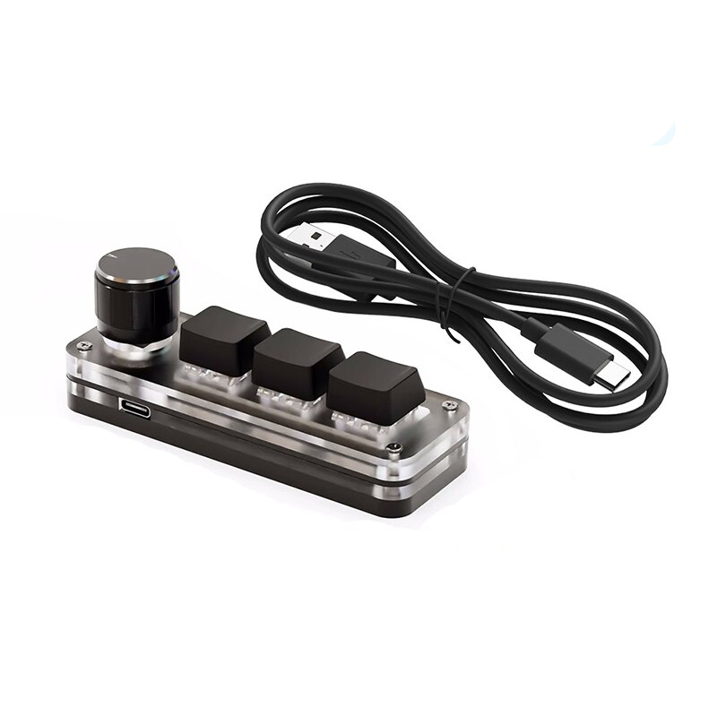 Macropad Rgb Personalizável Teclado Mecânico Jogos Photoshop - Faz a Boa!