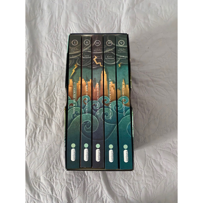 BOX PERCY JACKSON E OS OLIMPIANOS | Shopee Brasil