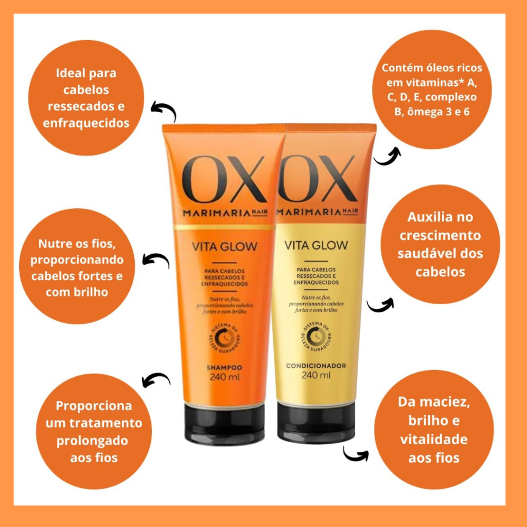 Linha Ox Mari Maria Vita Glow OX Cosméticos - Escolha o seu preferido ...