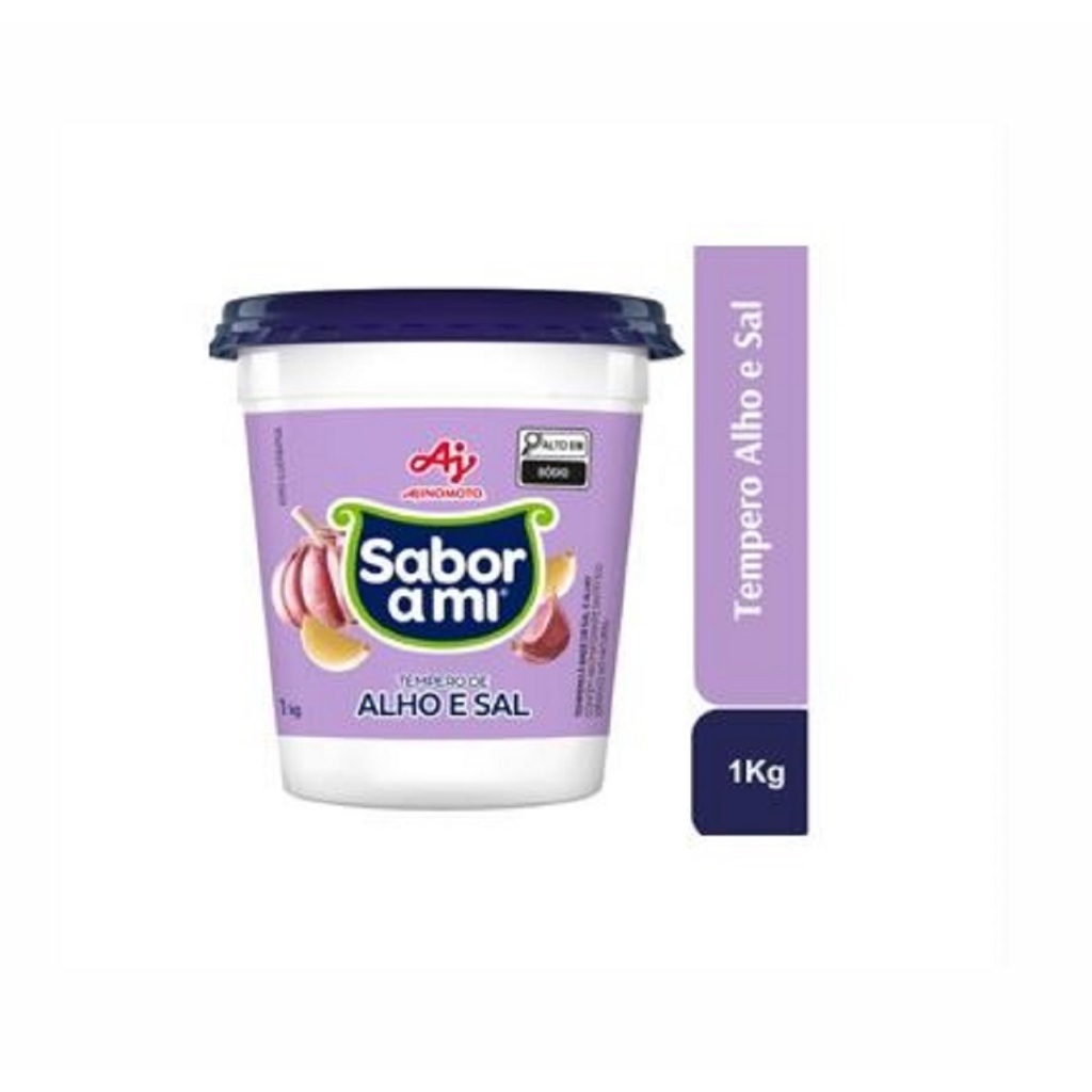 Tempero Sabor A Mi® Alho E Sal 1kg Ajinomoto | Shopee Brasil