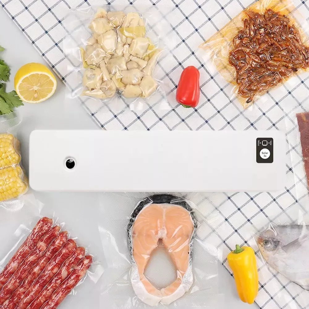 Seladora a Vacuo Doméstica Automatica Armazenar Embalar Alimentos ...