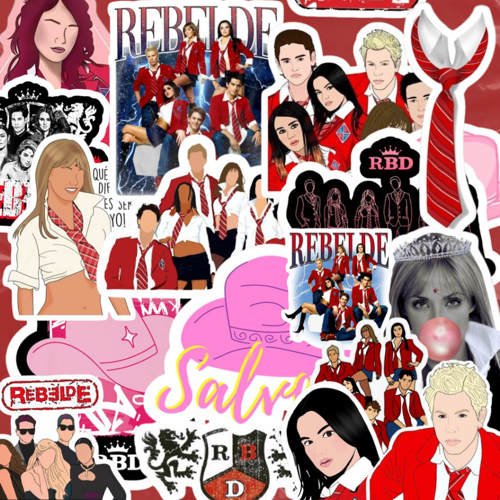Rebelde/RBD| 20 ADESIVOS/STICKER PACK! - Fanmade | Shopee Brasil