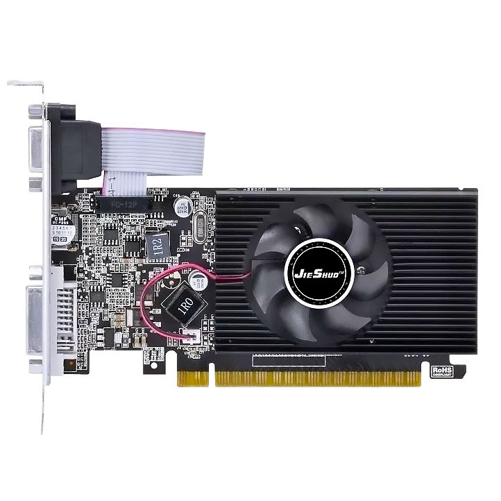 Placa de video Geforce GT 210 NVIDIA 1GB hdmi vga dvi 3 monitores ...