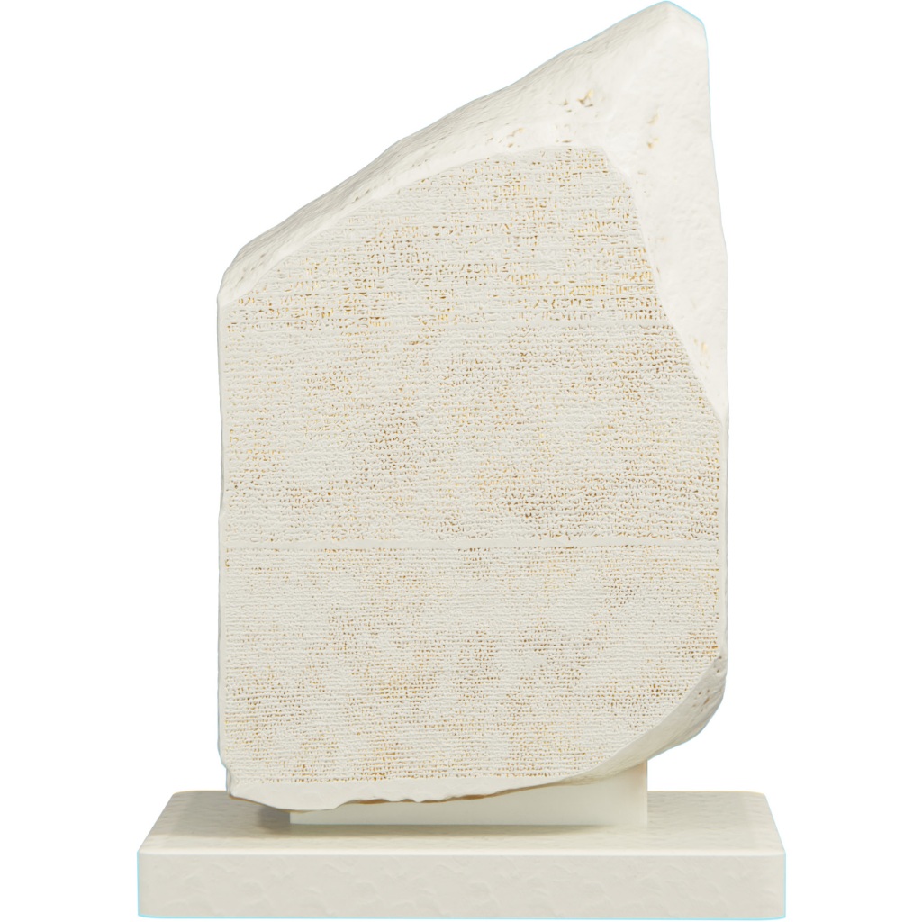 Estátua Escultura Pedra de Roseta - Rosetta Stone | Shopee Brasil