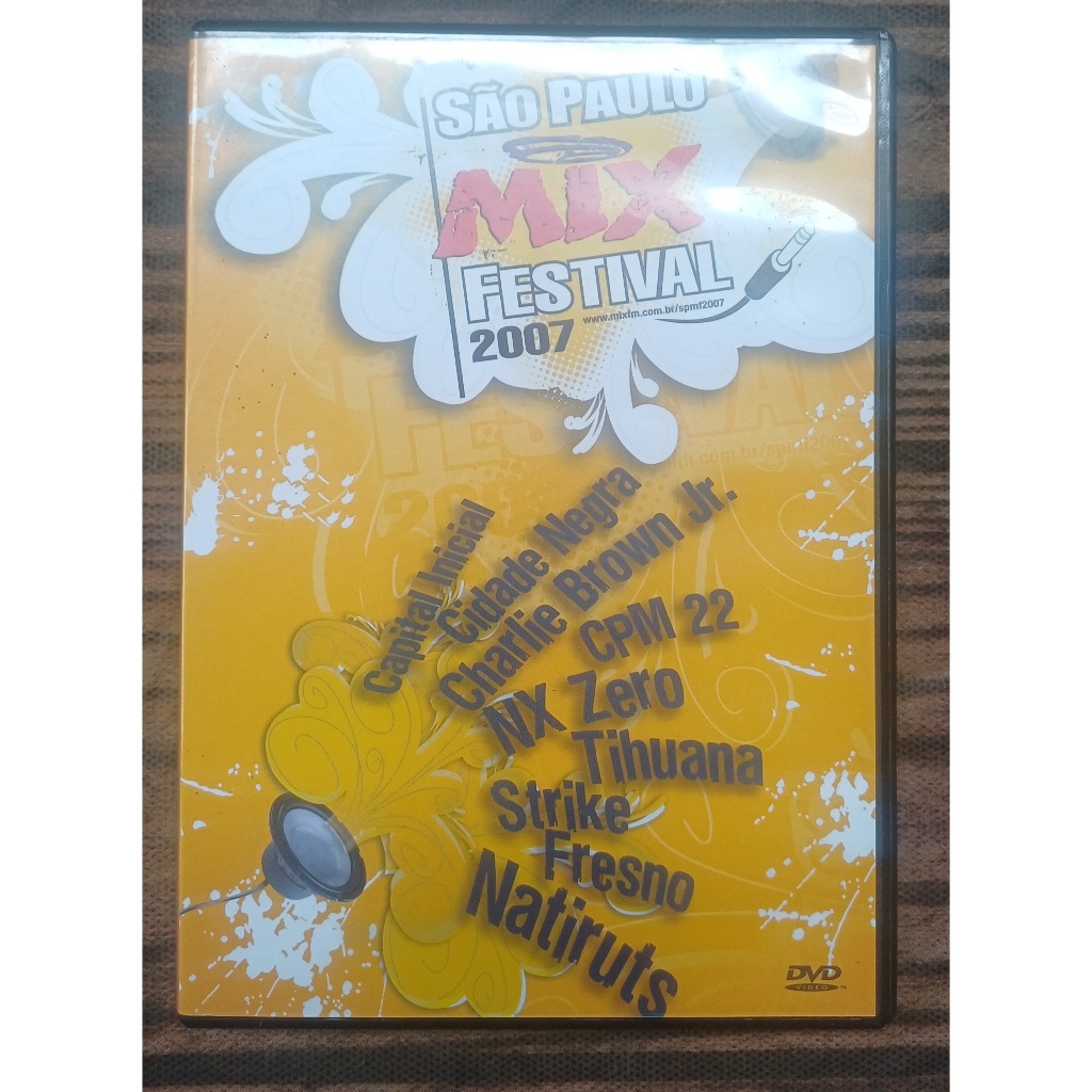 DVD: São Paulo Mix Festival 2007 (Original) | Shopee Brasil