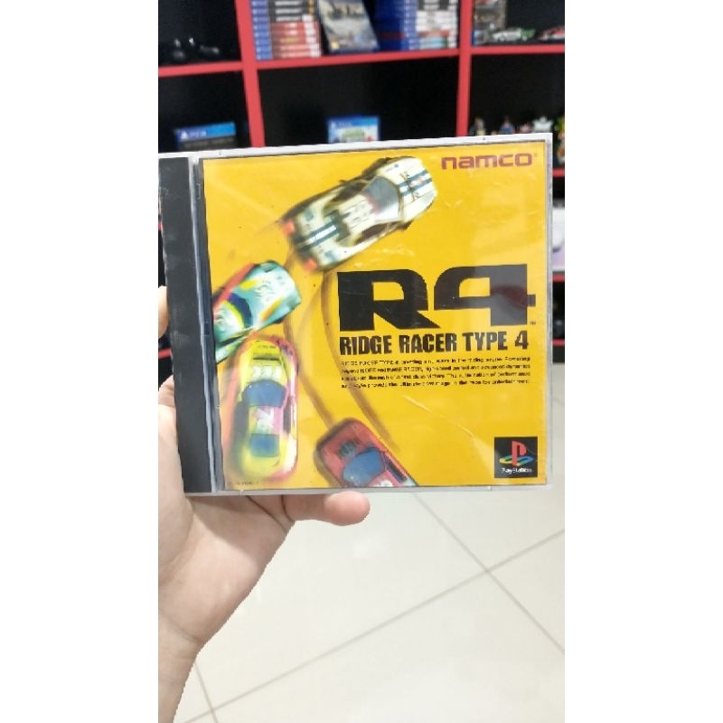 R4 Ridge Racer type 4 PS1 Original Japonês COMPLETO | Shopee Brasil