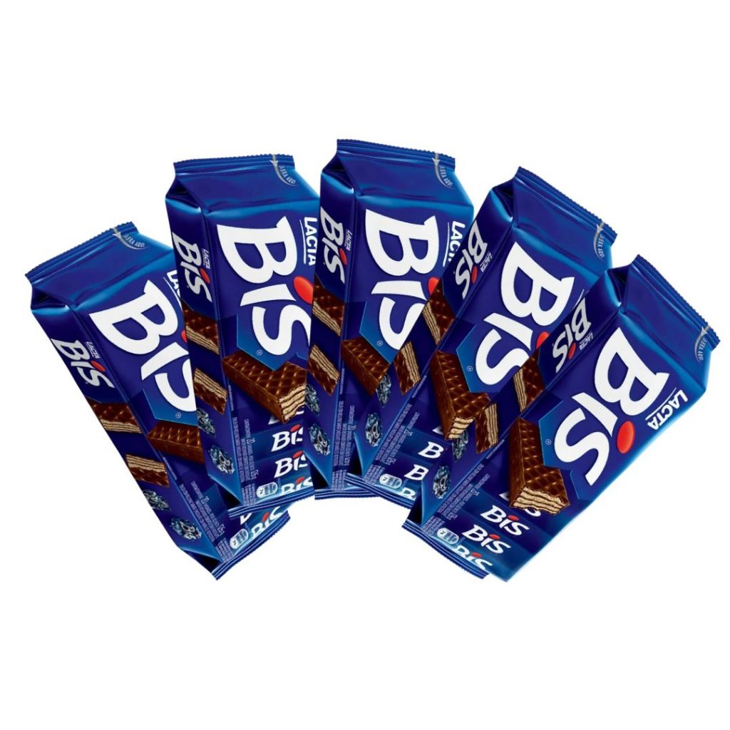5 Caixas De Bis Chocolate Branco (100,8g Cada) - Lacta | Shopee Brasil