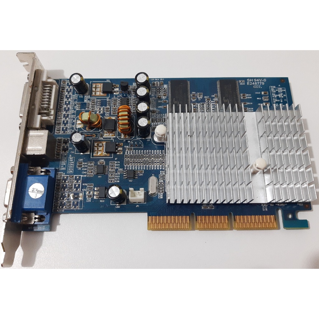 Placa de video AGP Geforce FX 5500 | Shopee Brasil