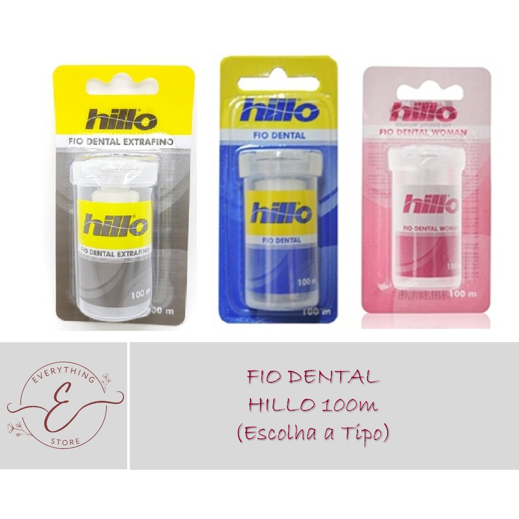 Fio Dental Hillo 100m (Escolha o Tipo) | Shopee Brasil