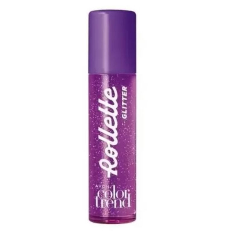 Avon - Color Trend - Brilho Rollette Gloss Cor Uva Lovers (com Glitter ...