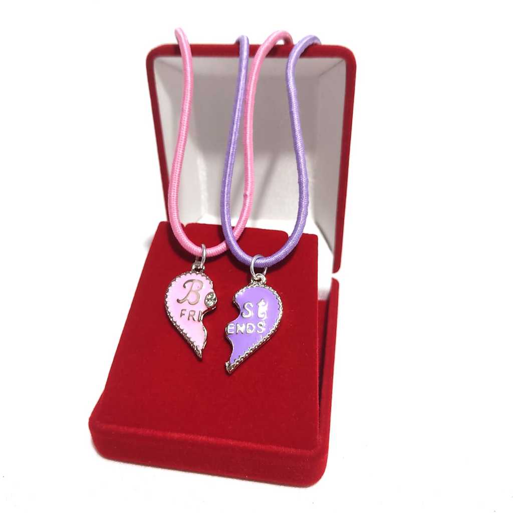 Colar Duplo Best Friends Melhores Amigas + Linda Caixinha | Shopee Brasil