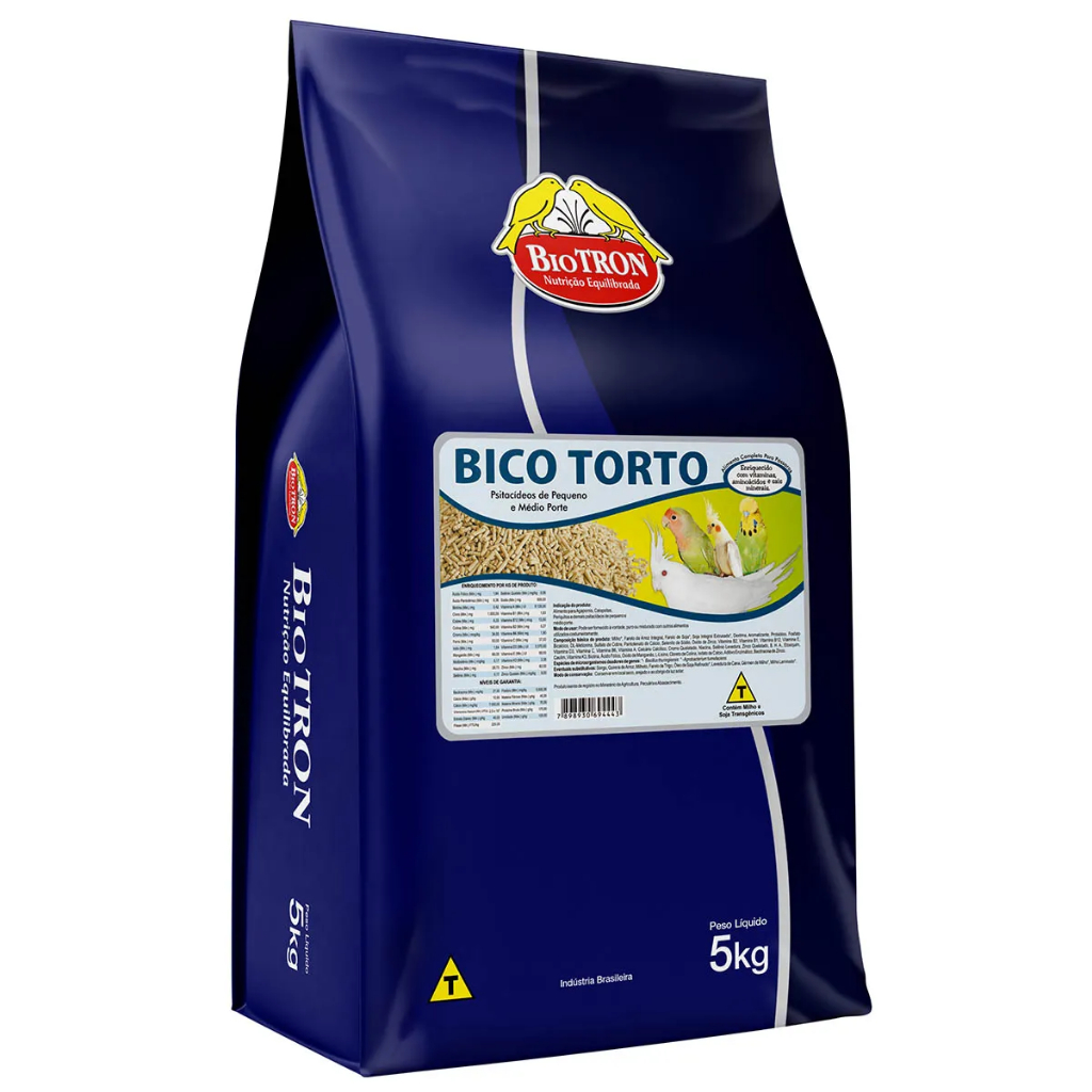 Biotron Bico Torto Extrusada 5kg | Shopee Brasil