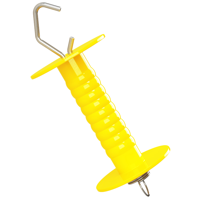 KIT - Isoladores para cerca eletrica rural - 02 Porteira mola interna ...