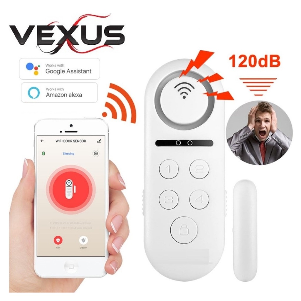 Central De Alarme De Porta E Janela Via App Wi-fi - Vexus | Shopee Brasil