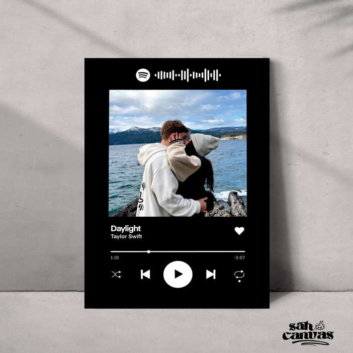 Quadro Placa Decorativa Spotify Arte Presente Personalizado | Shopee Brasil