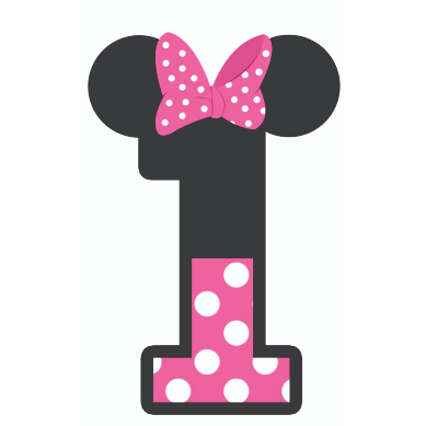 DISPLAY MDF NUMERO 1 MINNIE ROSA 60 CM | Shopee Brasil