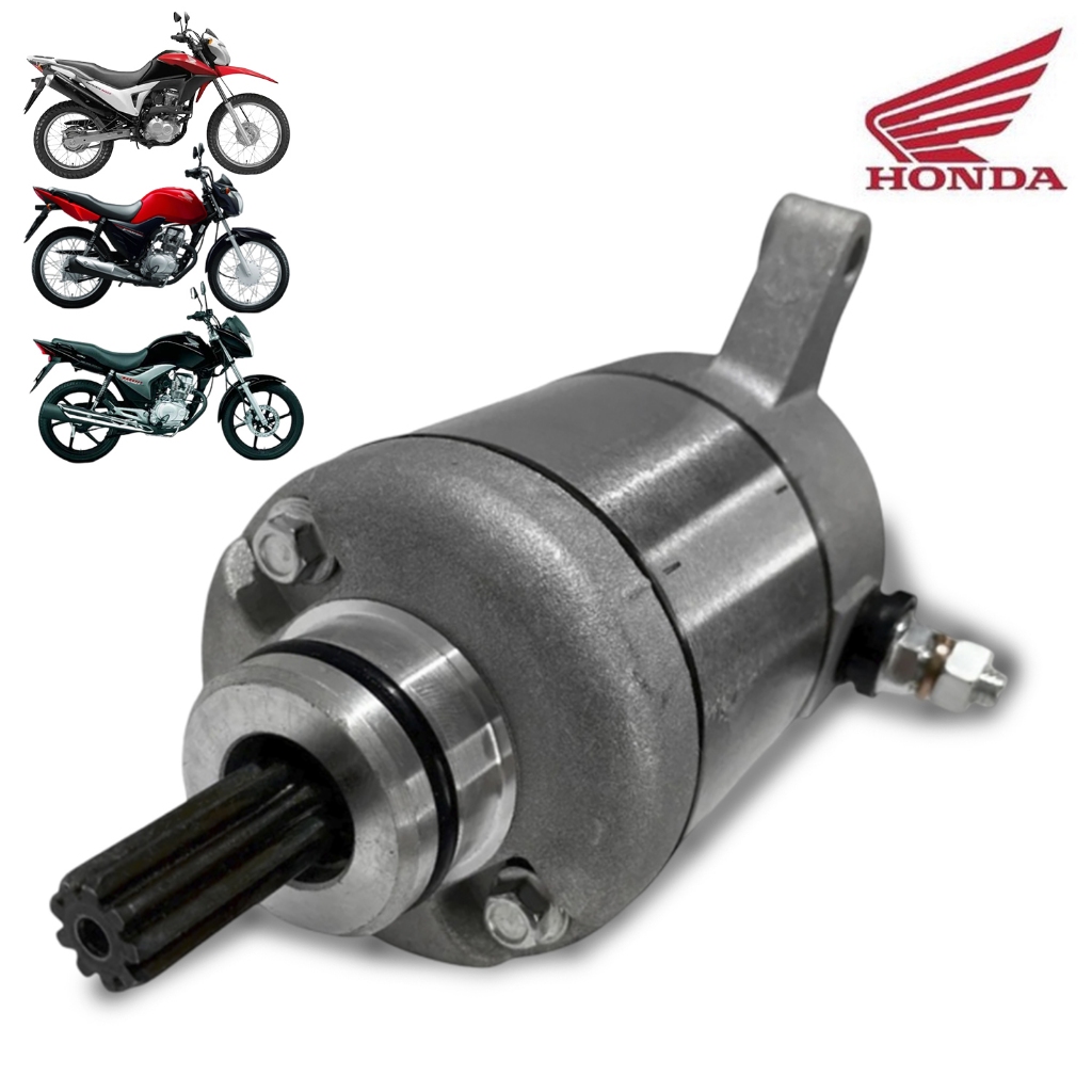 Motor de Partida Arranque Cg Titan Fan Nxr Bros 125 150 Honda 2004 2005 ...