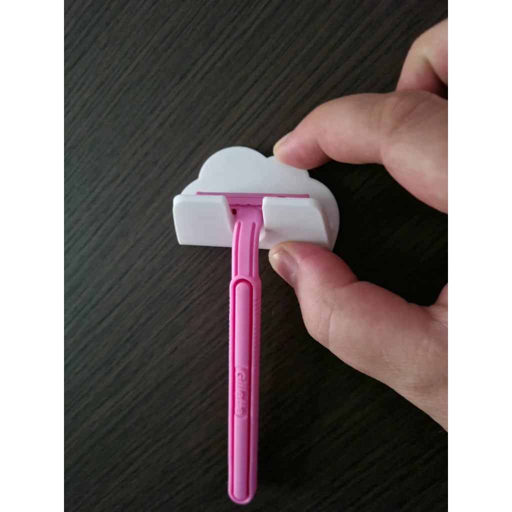 Suporte para lâmina de barbear Porta barbeador Gancho adesivo | Shopee ...