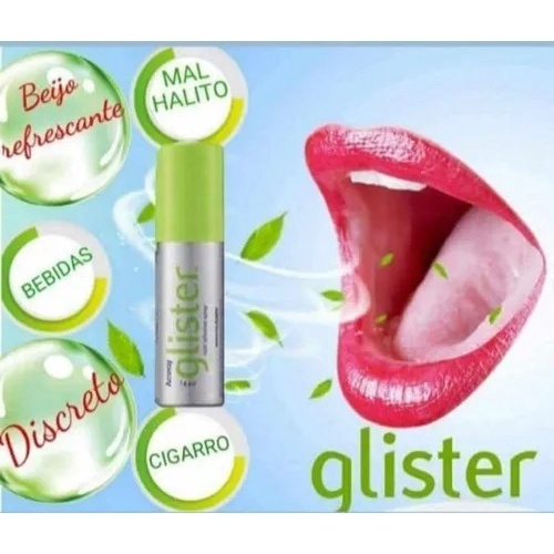 Glister Spray Refrescante Bucal Amway | Shopee Brasil