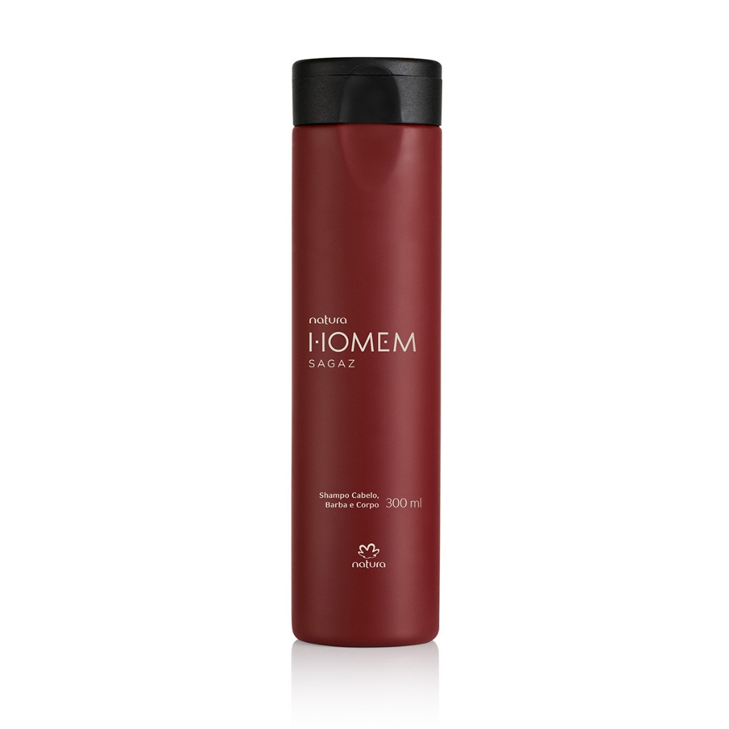 Shampoo Cabelo Barba e Corpo Natura Homem Sagaz | Shopee Brasil