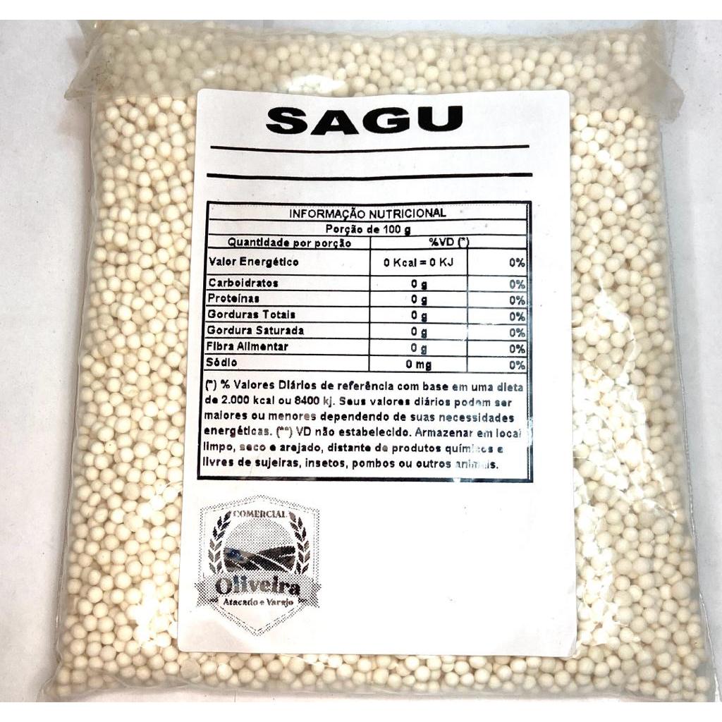 sagu branco 1 kg | Shopee Brasil