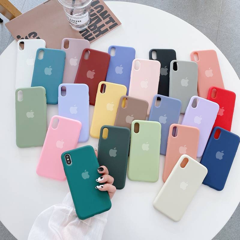 Capa Case Capinha Silicone Aveludado iPhone X/XS/XR/XSMAX | Shopee Brasil