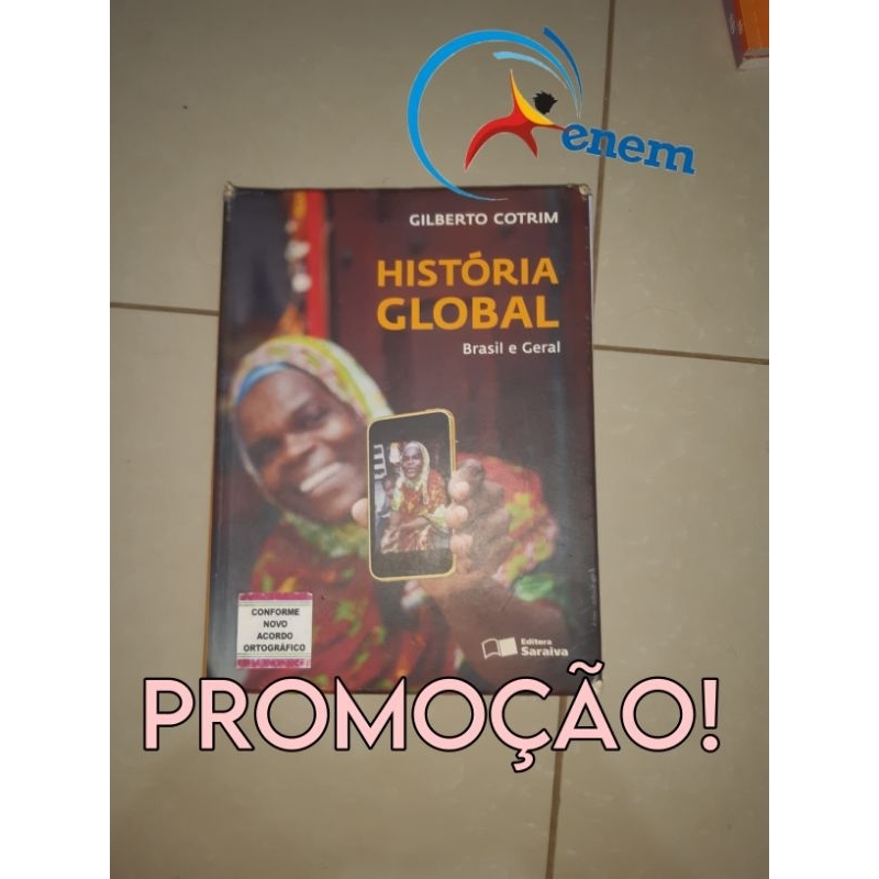 Livro Didático Ensino Médio Editora Saraiva História Global Gilberto ...