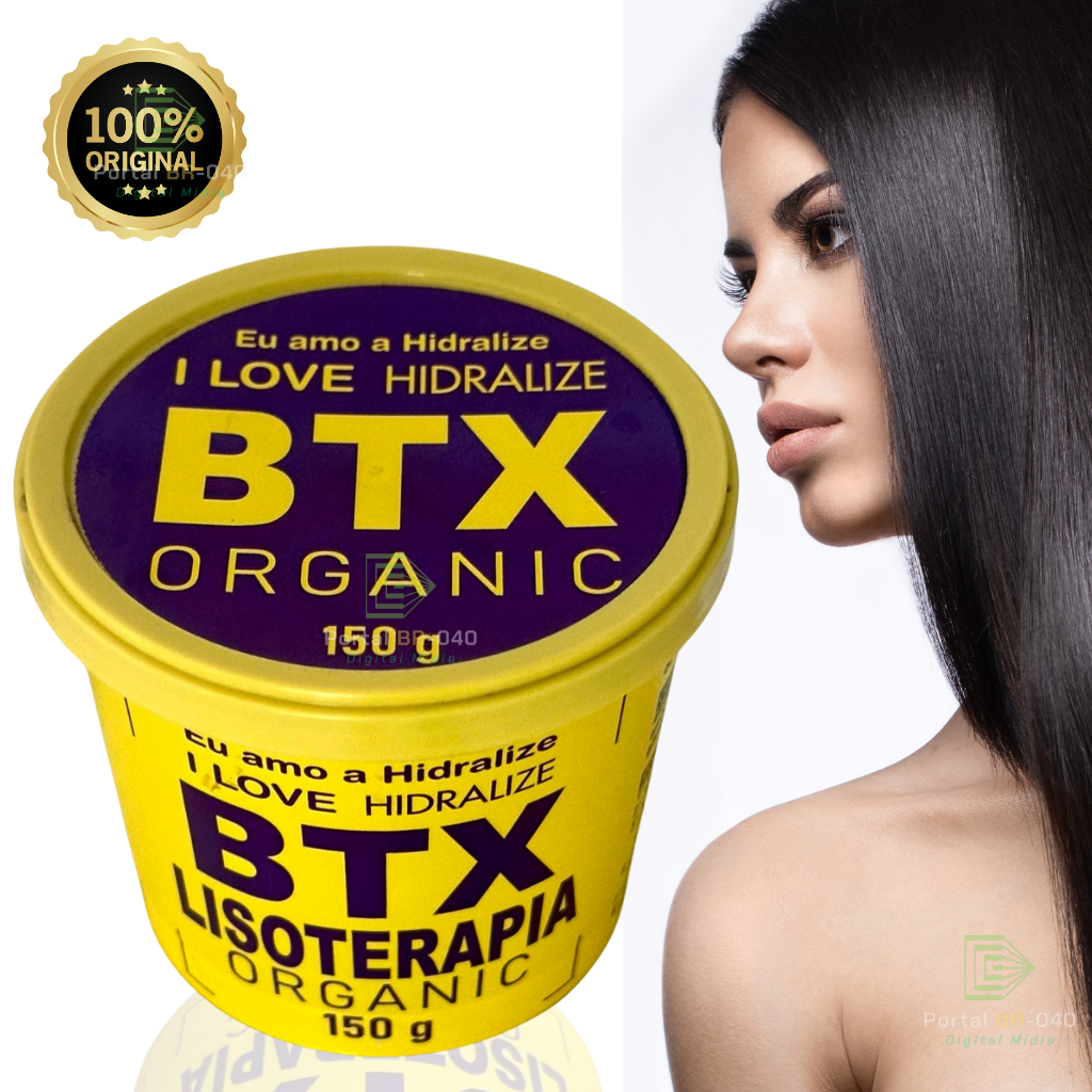 Progressiva Orgânica Sem Formol Lisoterapia - Hidralize 150G - Liso Extremo BTX | Shopee Brasil