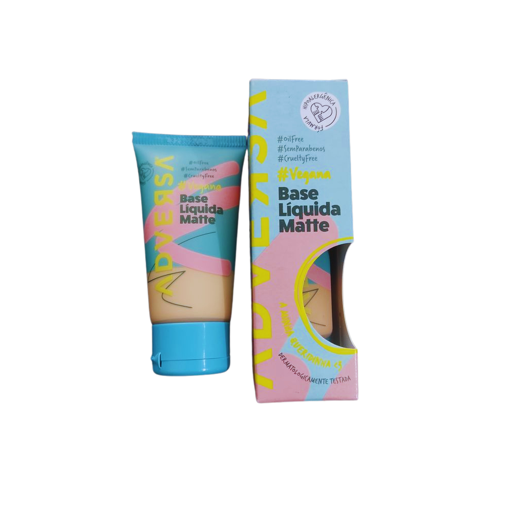 Base Liquida Matte Vegana Fórmula Hipoalergênica | Shopee Brasil
