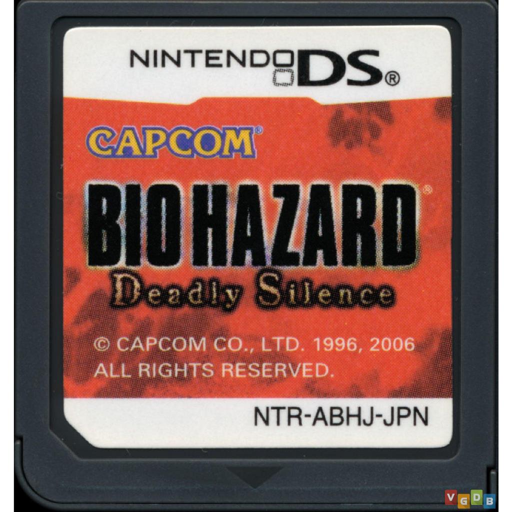 Biohazard Deadly Silence - Nintendo DS Japones ( USADO ) | Shopee Brasil