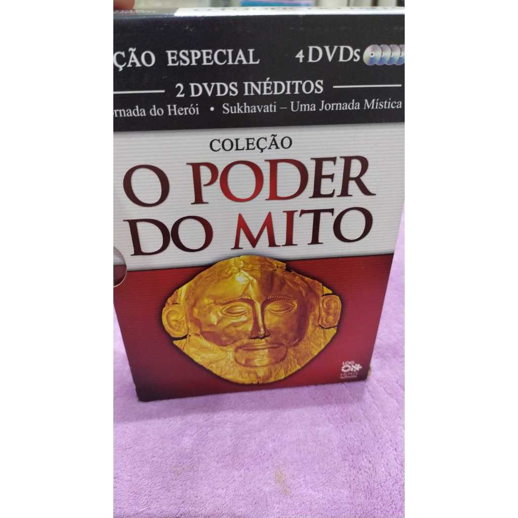 dvd box O PODER DO MITO-BEM CONSERVADO | Shopee Brasil