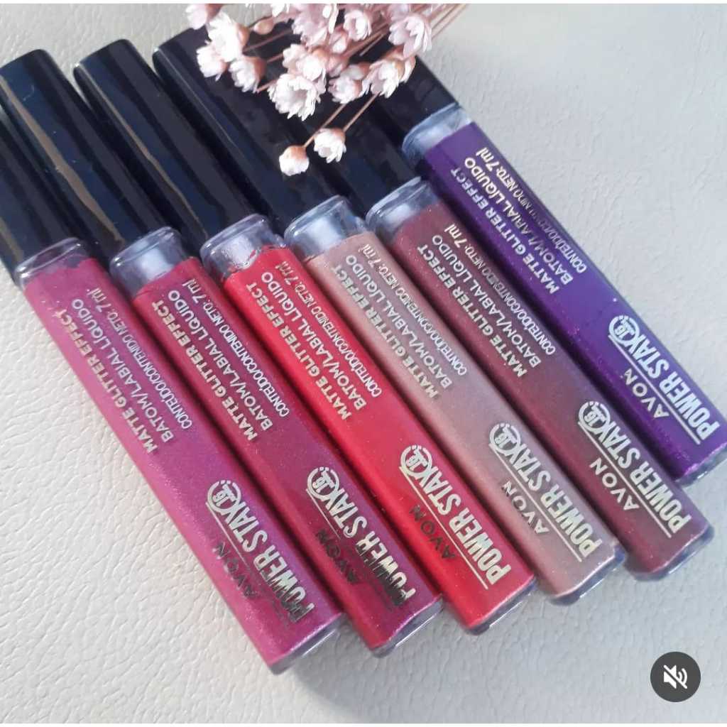 Batom Líquido Avon PowerStay 16h - Vermelhaço , Tô de Vinho, Super ...