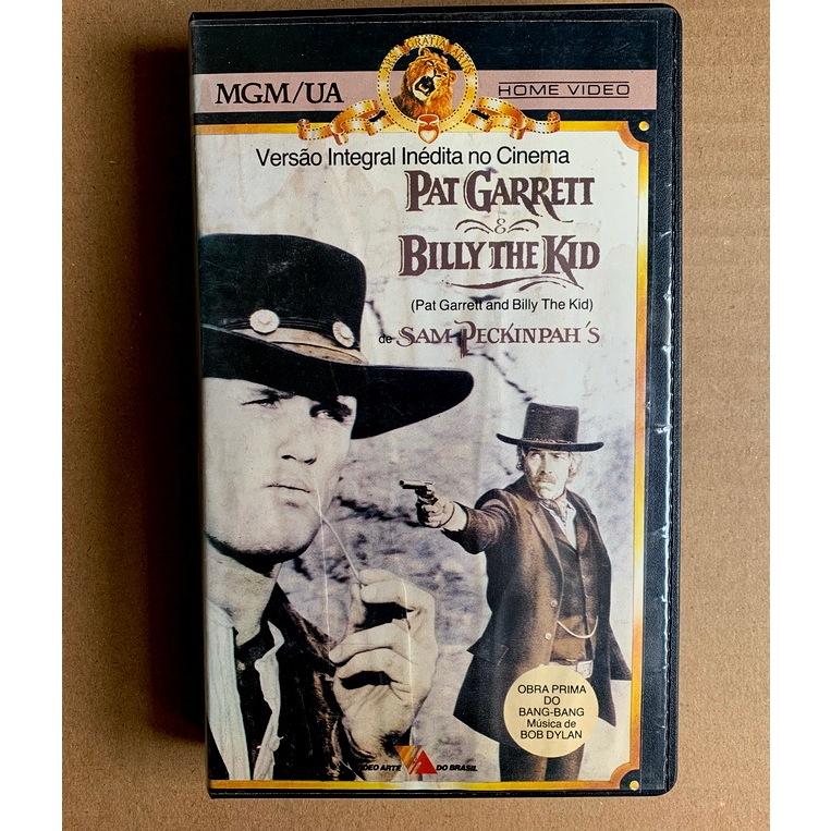FITA VHS PAT GARRET E BILLY THE KID (SAM PECKINPAH) WESTERN | Shopee Brasil