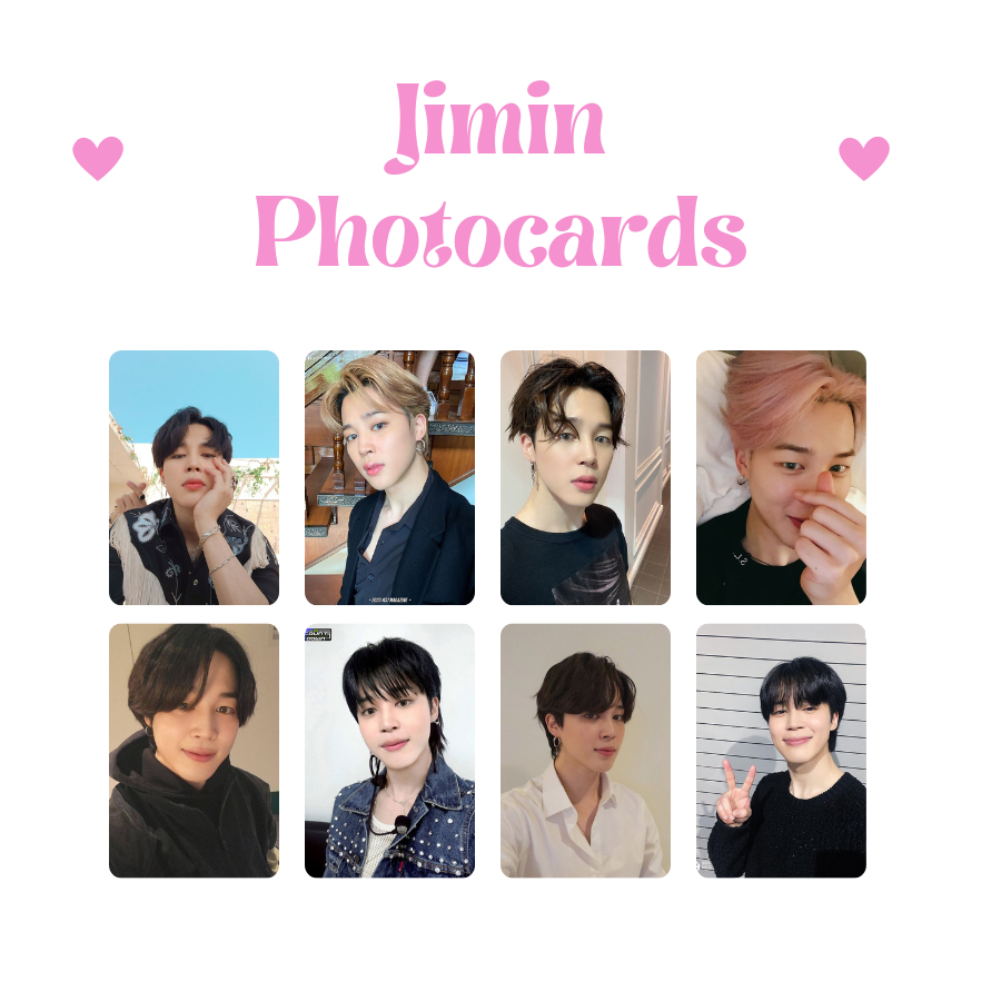 Jimin Bts Photocards Fanmade | Shopee Brasil