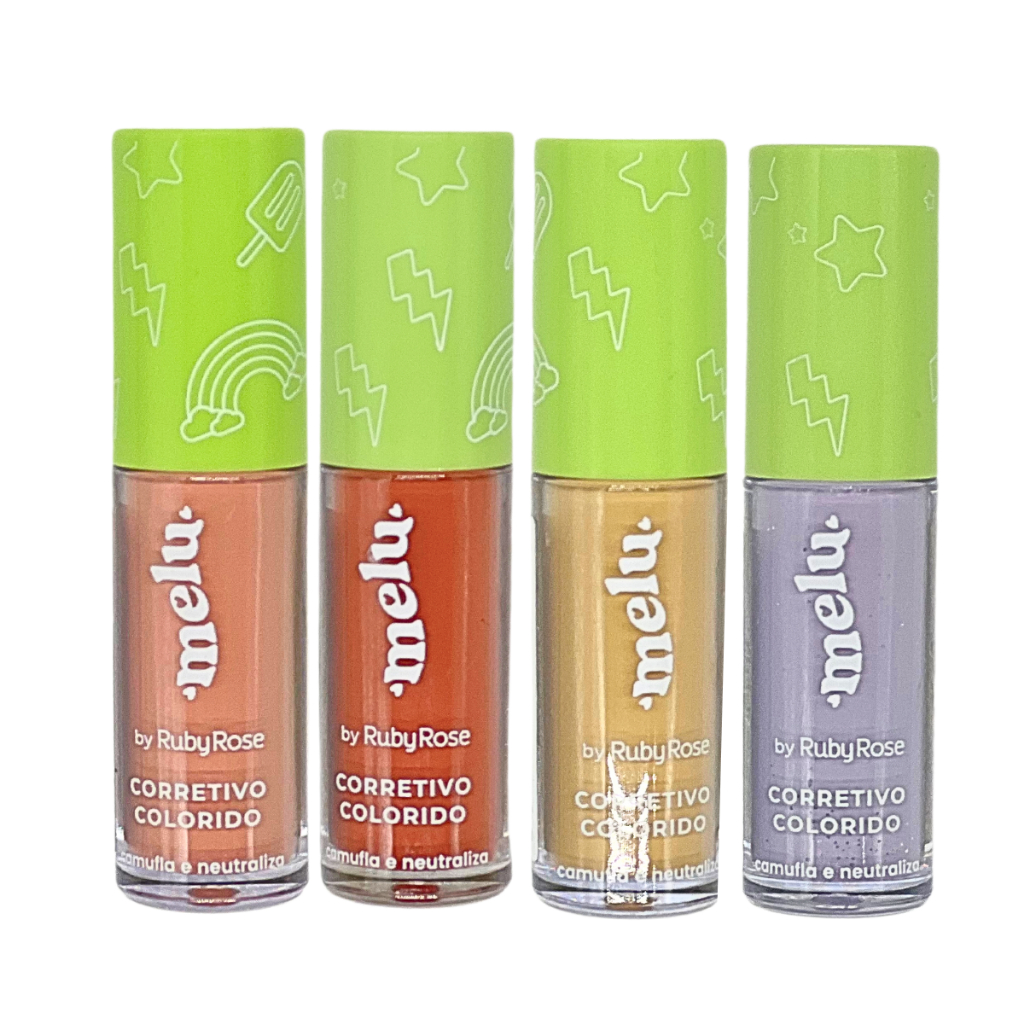 Corretivo Líquido Colorido - Melu by Ruby Rose | Shopee Brasil