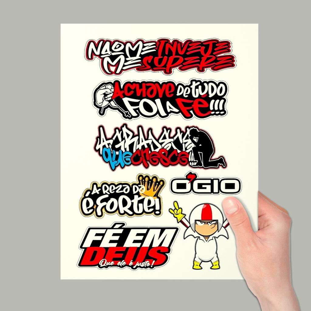 Cartela Adesivos 244 Grau Para Bike Carro Moto - CCT01 | Shopee Brasil