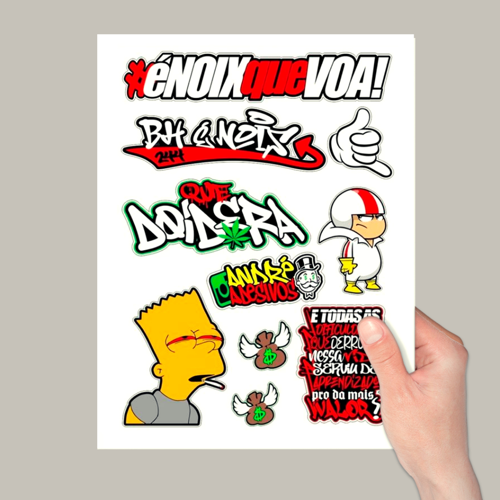 Cartela Adesivos 244 Grau Para Bike Carro Moto - CCT14 | Shopee Brasil